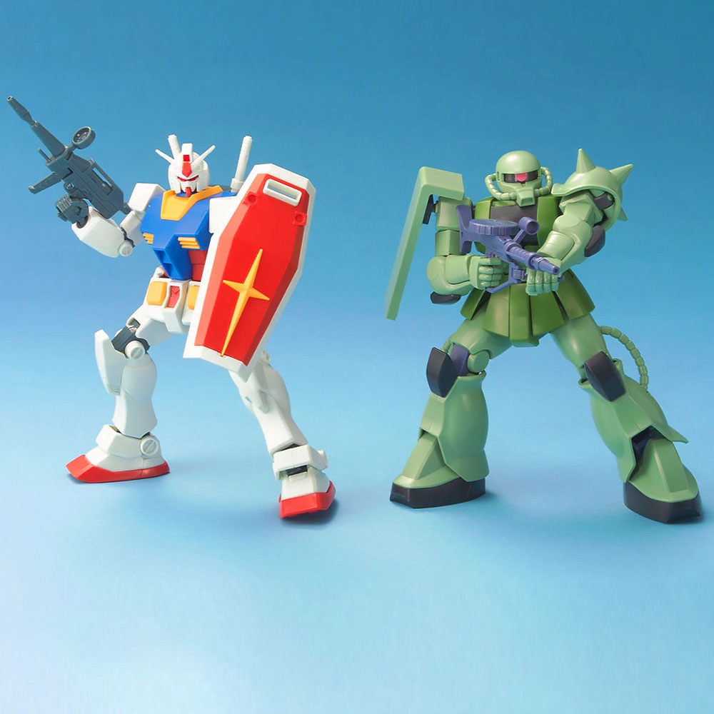 Mô Hình Gundam HG Gunpla Starter Set RX-78-2 vs Zaku 2 Bandai 1/144 ...