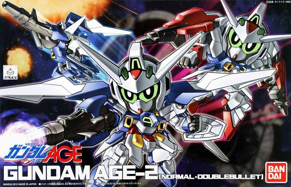 Mô Hình Gundam SD AGE 2 NORMAL DOUBLE BULLET BB371 Bandai Đồ Chơi Lắp ...