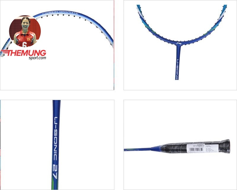 [US27] Vợt Cầu Lông LiNing U-Sonic 27 màu Xanh Thế Mừng Sport