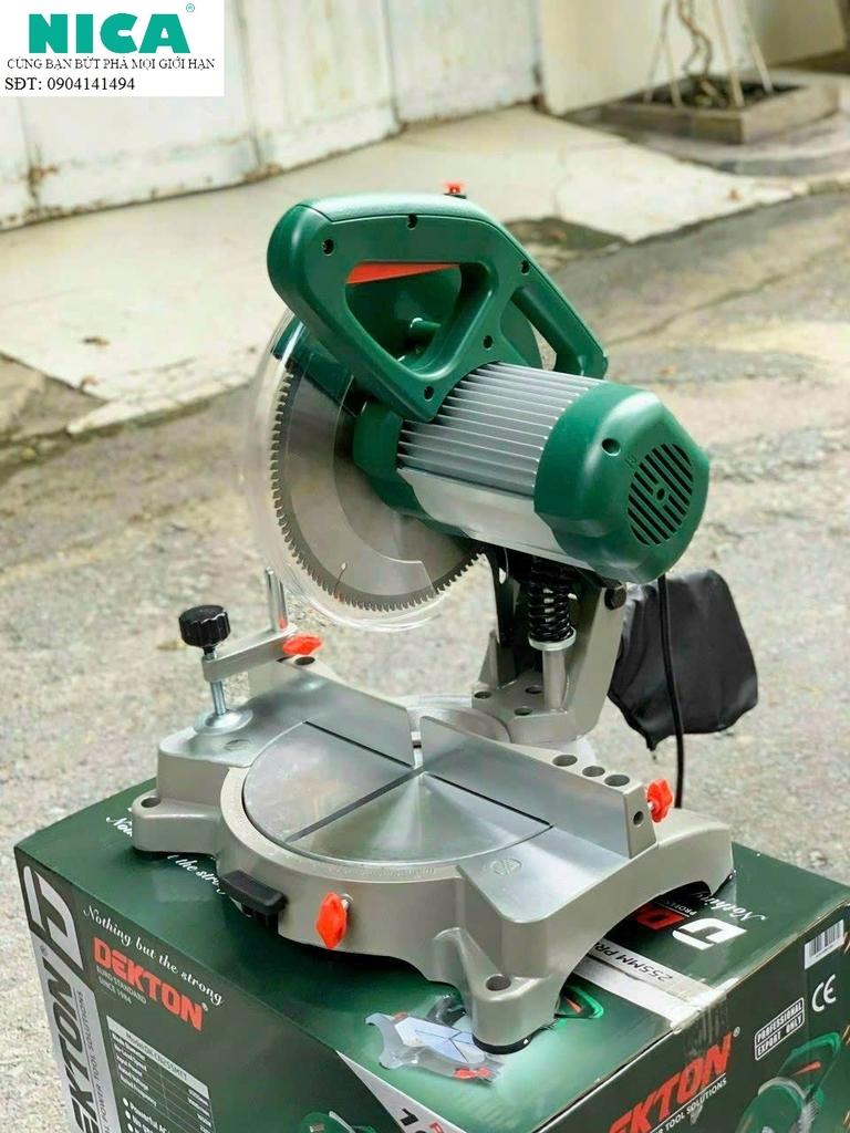 Máy Cắt Nhôm 255mm Dekton / DK-CN255MTT / Motor Từ / Cắt Chính Xác Cao thietbilaodong.vn
