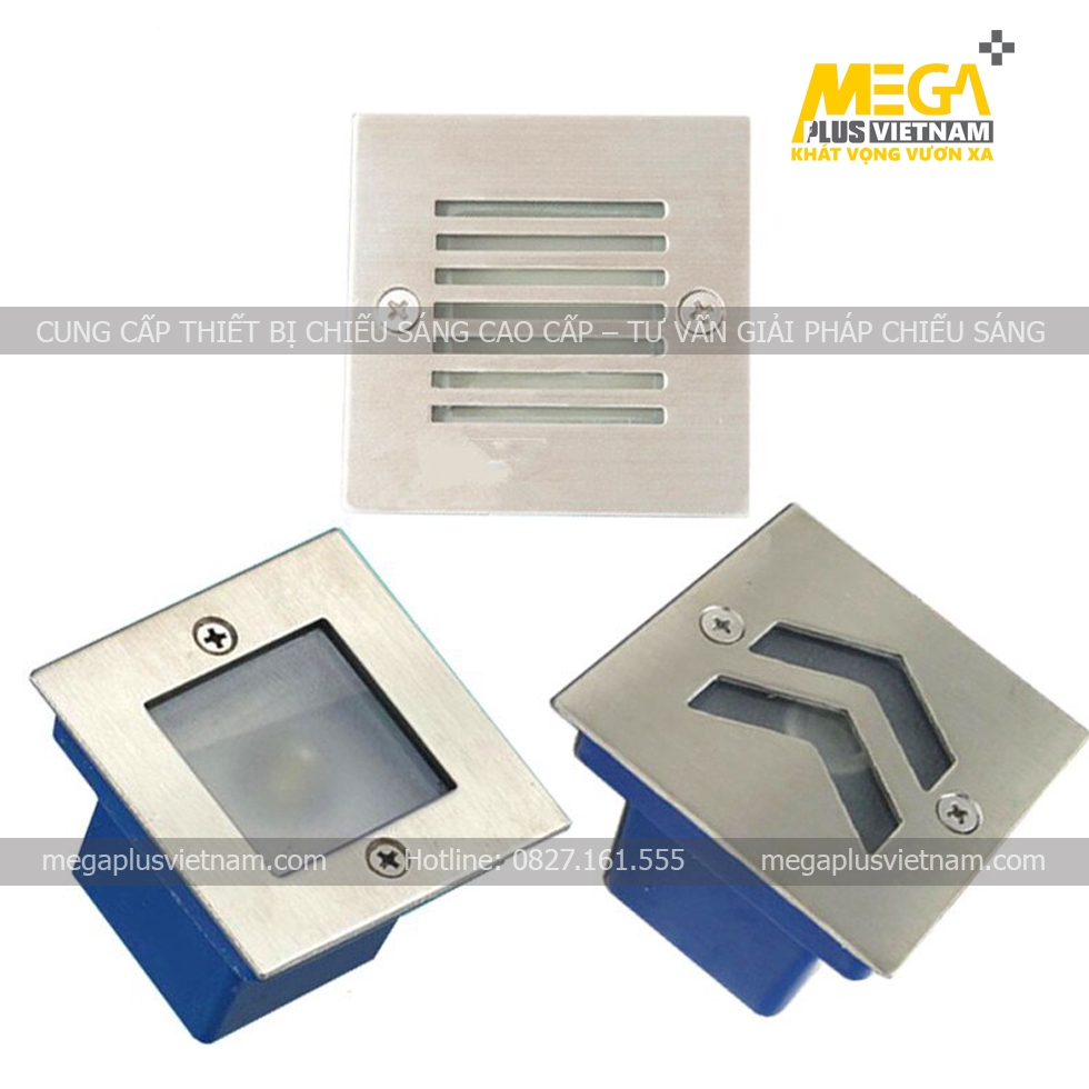 Đèn LED âm tường ngoài trời IP65 cao cấp DC12V - Đèn âm bậc cầu thang ...