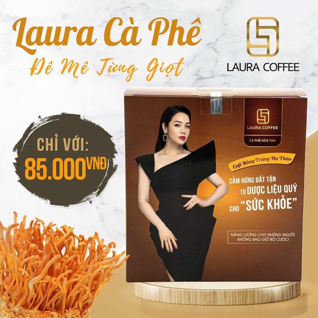 Cà Phê Đông Trùng Hạ Thảo Nhật Kim Anh - LAURA COFFEE | Mỹ phẩm Laura Sunshine - Nhật Kim Anh
