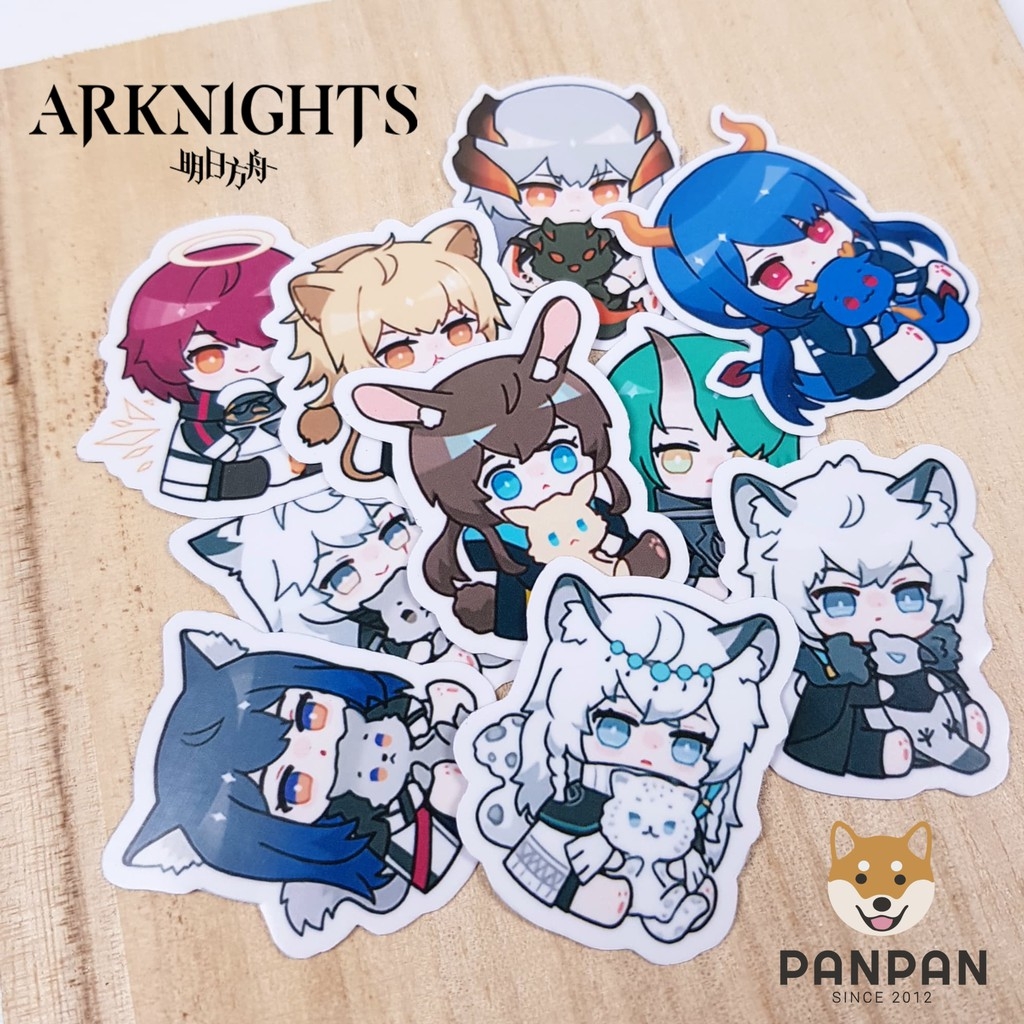 Sticker Set Arknights phiên bản Máy Gắp Thú (10 HÌNH) - Panpan Shop