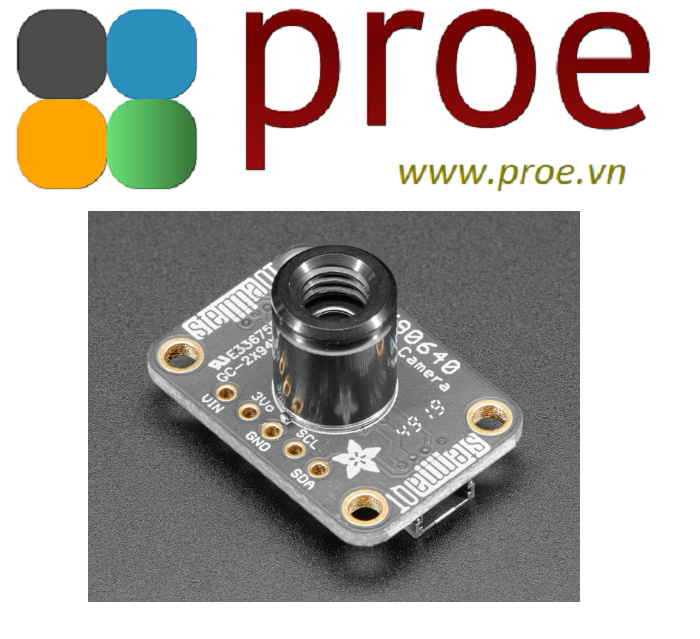 4469 Adafruit Mlx90640 24x32 Ir Thermal Camera Breakout 110 Degree Fov Điện Tử Proe