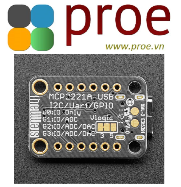 Adafruit MCP2221A Breakout - General Purpose USB to GPIO ADC I2C | Điện ...