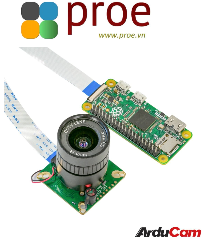 Arducam High Quality IR-CUT Camera for Raspberry Pi | Điện tử ProE