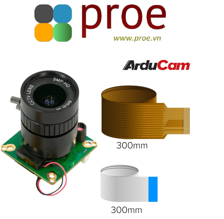 Arducam High Quality IR-CUT Camera for Raspberry Pi | Điện tử ProE