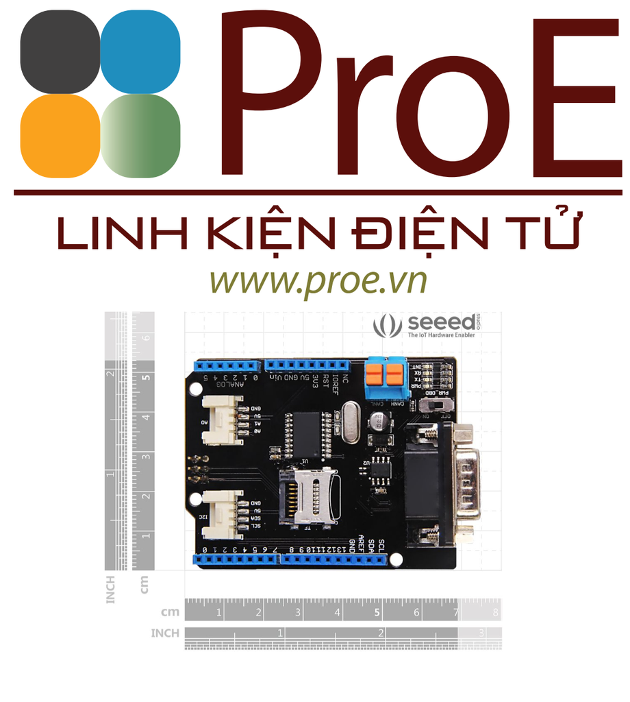 CAN-BUS Shield V2 - high-performance MCP2515 controller & MCP2551 ...
