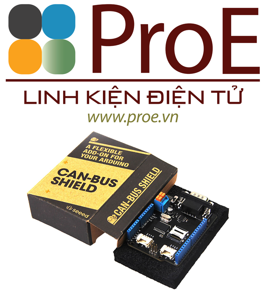 CAN-BUS Shield V2 - high-performance MCP2515 controller & MCP2551 ...