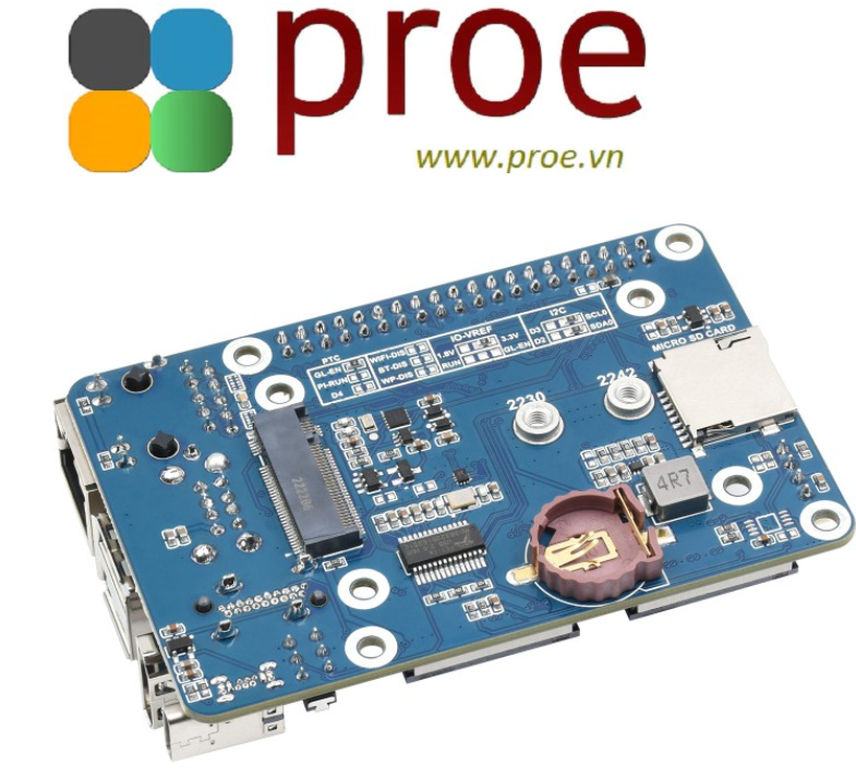 Mini Base Board (C) Designed for Raspberry Pi Compute Module 4 | Điện tử ProE