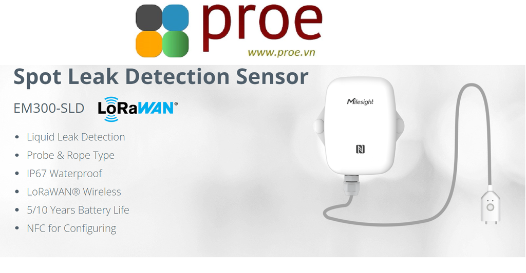 EM300-SLD Spot Leak Detection Sensor | Điện tử ProE