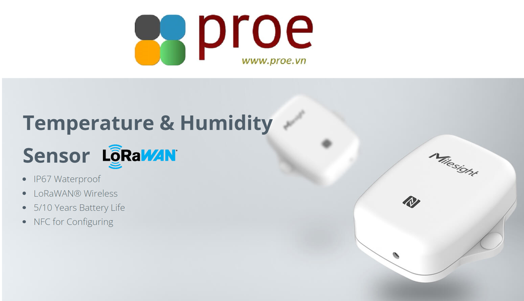 EM300-TH Temperature & Humidity Sensor | Điện tử ProE