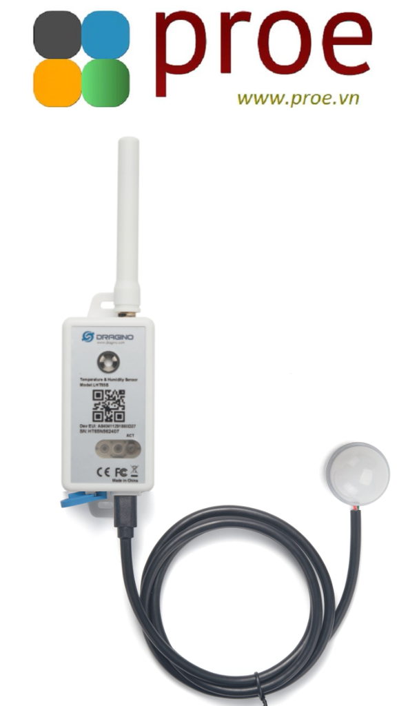 LHT65N-E5 LoRaWAN Temperature,Humidity&Illuminance Sensor | Điện tử ProE