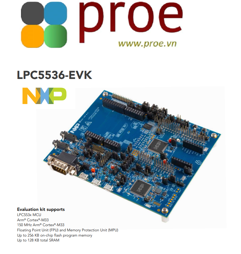 LPC5536-EVK LPCXpresso55S36 Development Board. | Điện tử ProE