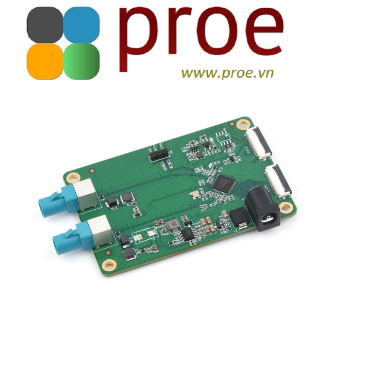 2-Ch GMSL Camera Adapter Board, Equipped With MAX9296A Deserializer ...