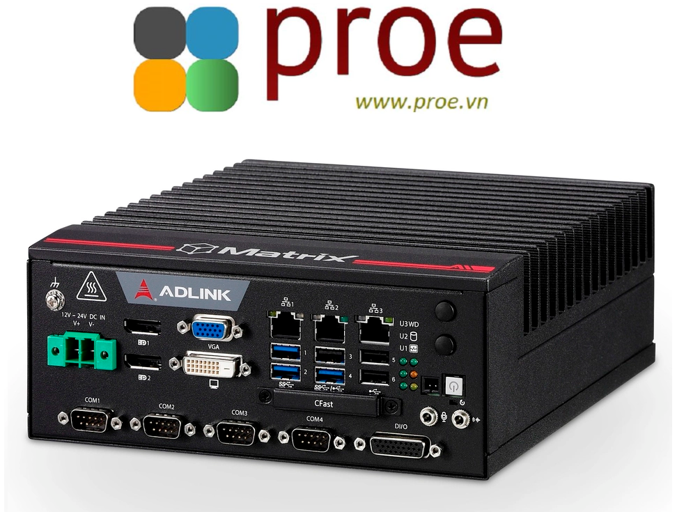 Fanless PC MVP-5100, Core i7-9700E, H310, 8GB, 250GB, Win IoT | Điện tử ProE