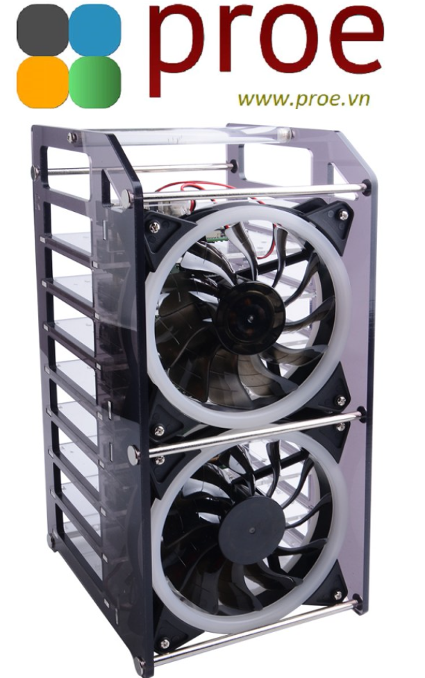 8-Layers Cluster Case Designed for Raspberry Pi / Jetson Nano | Điện tử ProE