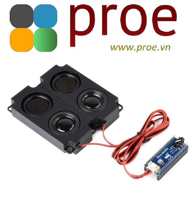 Audio Expansion Module for Raspberry Pi Pico, Concurrently Headphone / Speaker Output | Điện tử ProE