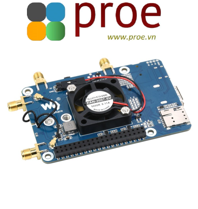 RM500Q-GL 5G HAT for Raspberry Pi, quad antennas LTE-A, multi band, 5G ...