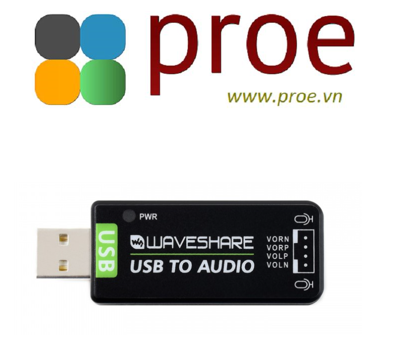 USB Sound Card, Driver-Free, for Raspberry Pi / Jetson Nano | Điện tử ProE