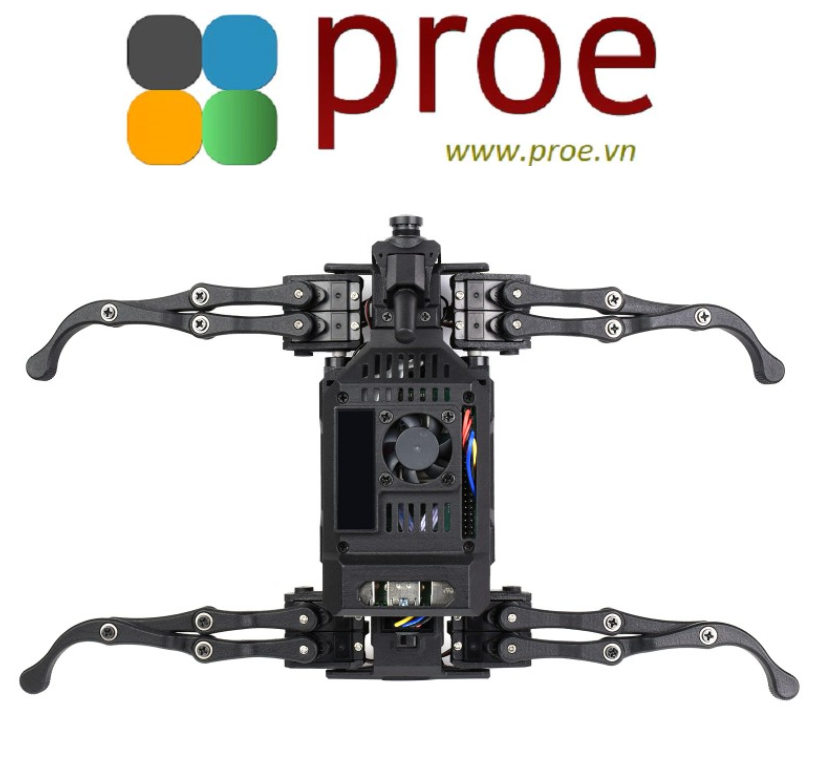 WAVEGO, 12-DOF Bionic Dog-Like Robot, Open Source for ESP32 And PI4B, Facial Recognition, Color ...