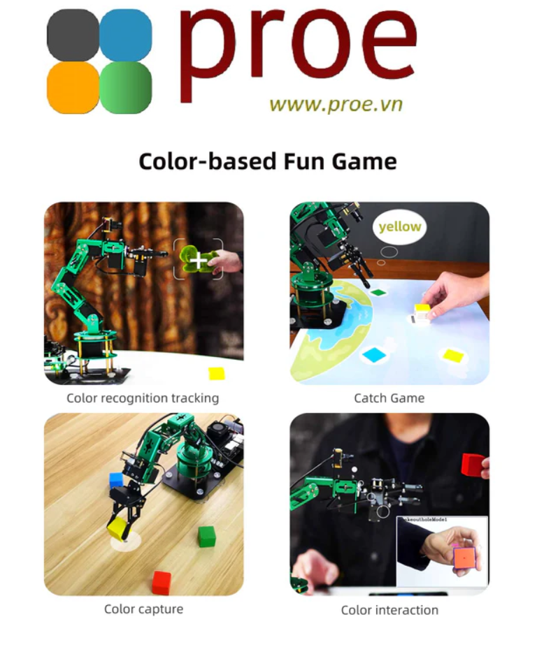 Yahboom Dofbot Ai Vision Robotic Arm With Ros Python Programming For