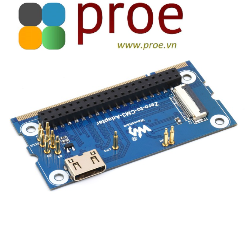 Raspberry Pi Zero 2W To CM3 Adapter, Alternative Solution for Raspberry Pi CM3 / CM3+ | Điện tử ProE