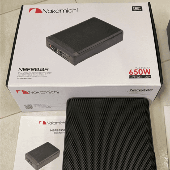 Bộ Loa SUB siêu trầm đặt gầm ghế xe ô tô, thương hiệu Nhật Bản cao cấp ...