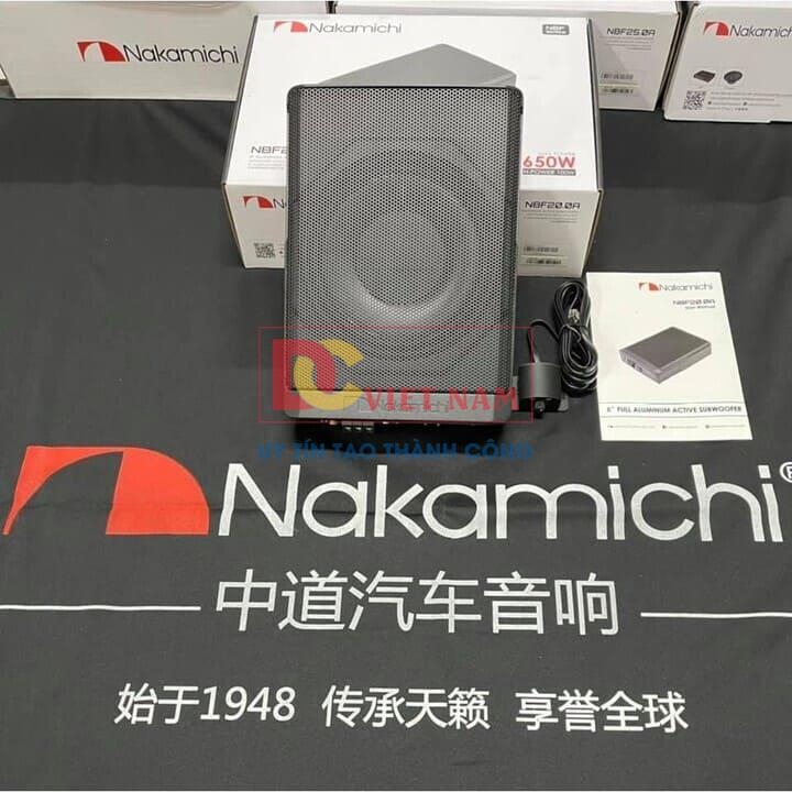 Bộ Loa SUB siêu trầm đặt gầm ghế xe ô tô, thương hiệu Nhật Bản cao cấp NAKAMICHI NBF20.0A | DC ...