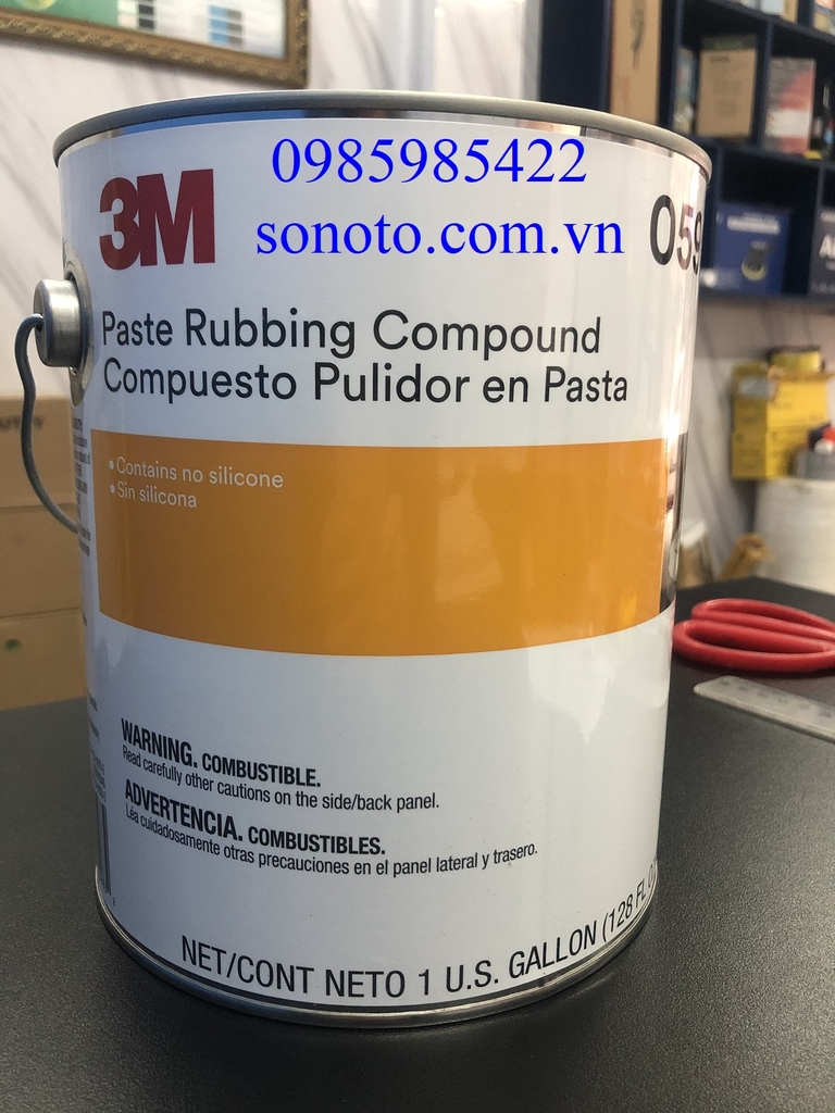 3M Xi đánh bóng bước 1 05983 dạng hồ 3.78L sx tại Mỹ Pas đánh bóng 3M ...