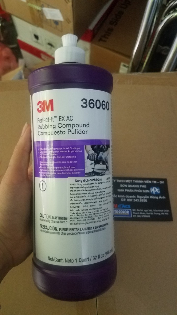 36060 Xi (Pas) đánh bóng gốc nước cao cấp bước 1 CÔNG TY TNHH THƯƠNG ...