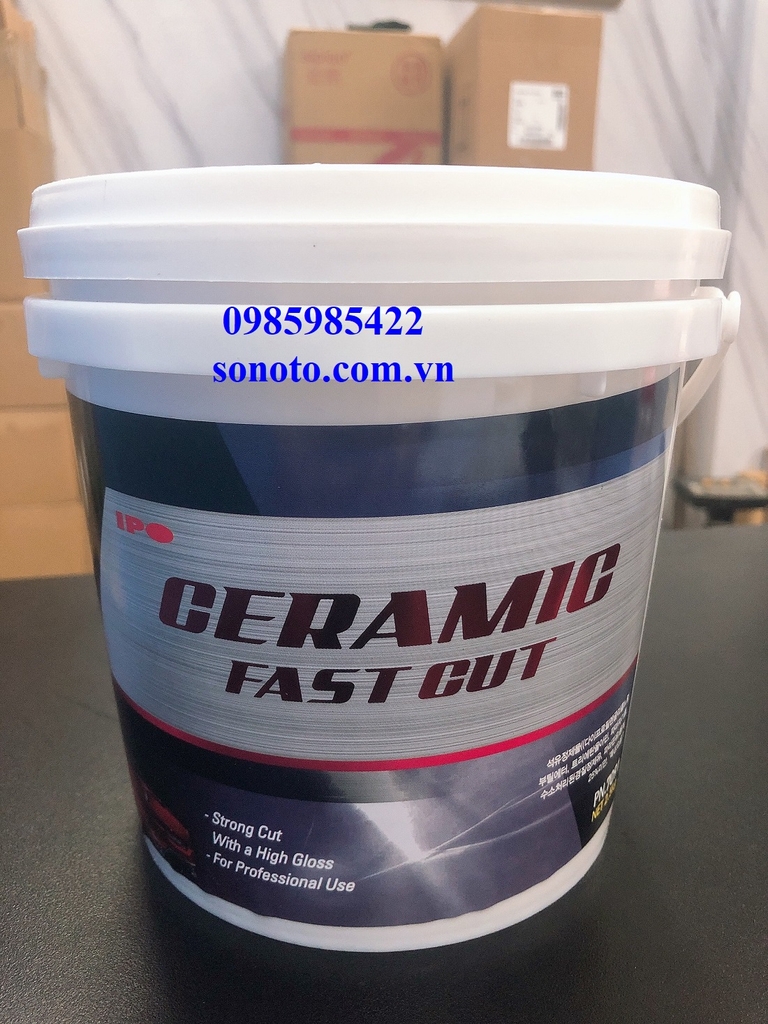 Xi đánh bóng bước 1 Hàn Quốc Ceramic Fast Cut(2.5kg) cho ô tô xe máy ...