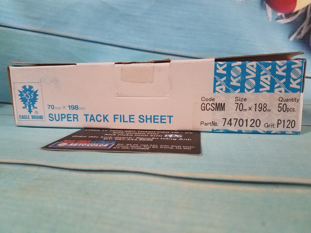 Giấy nhám chà khô chữ nhật KOVAX _PREMIUM Super Tack File Sheet ...