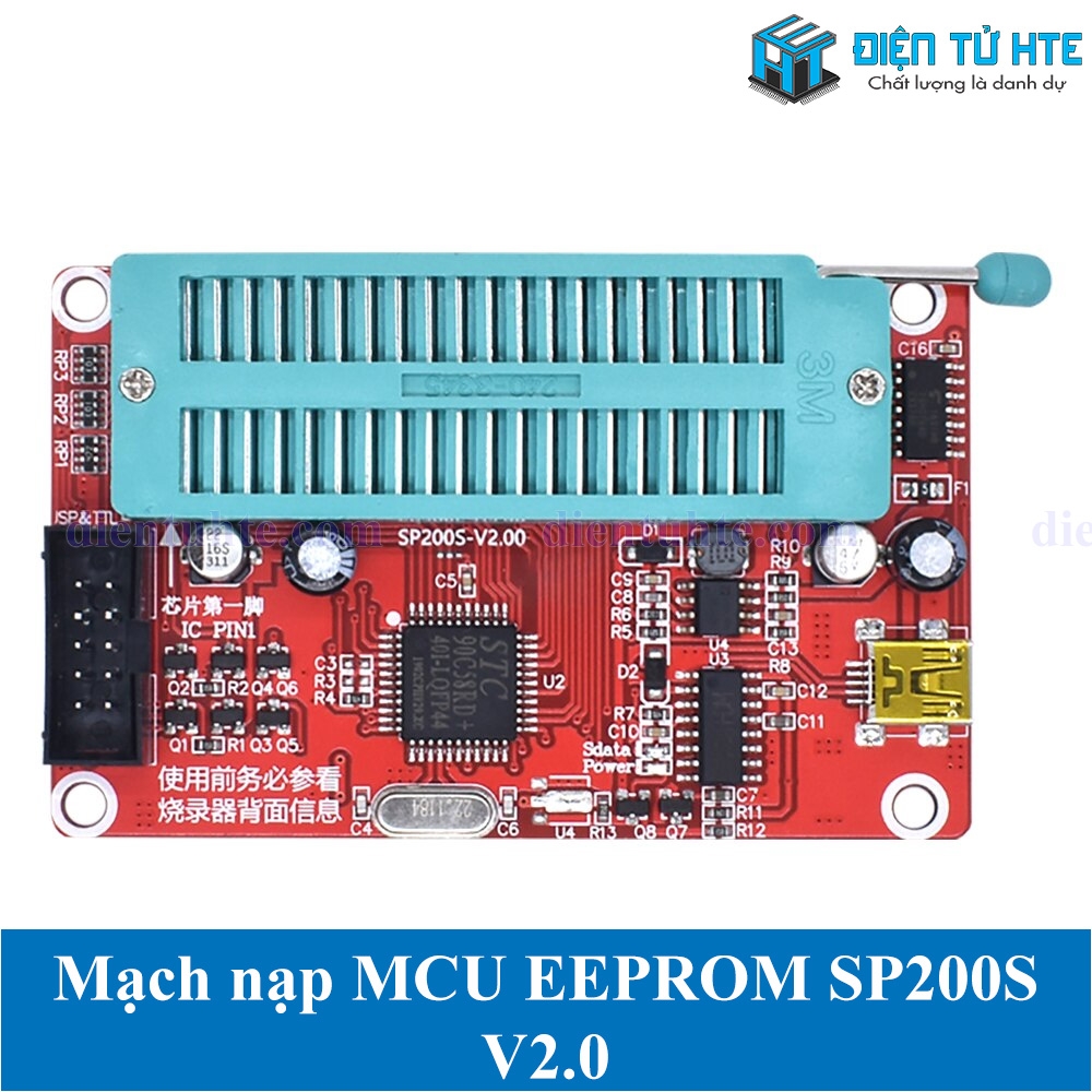 Mạch nạp MCU 8051 - AVR - EEPROM 23/24 SP200S V2.00 | Điện Tử HTE