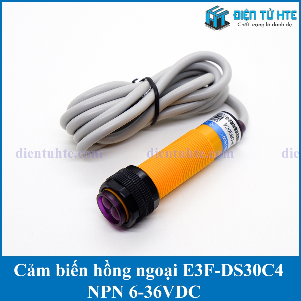 Cảm biến hồng ngoại E3F-DS30C4 NPN 6-36V | Điện Tử HTE