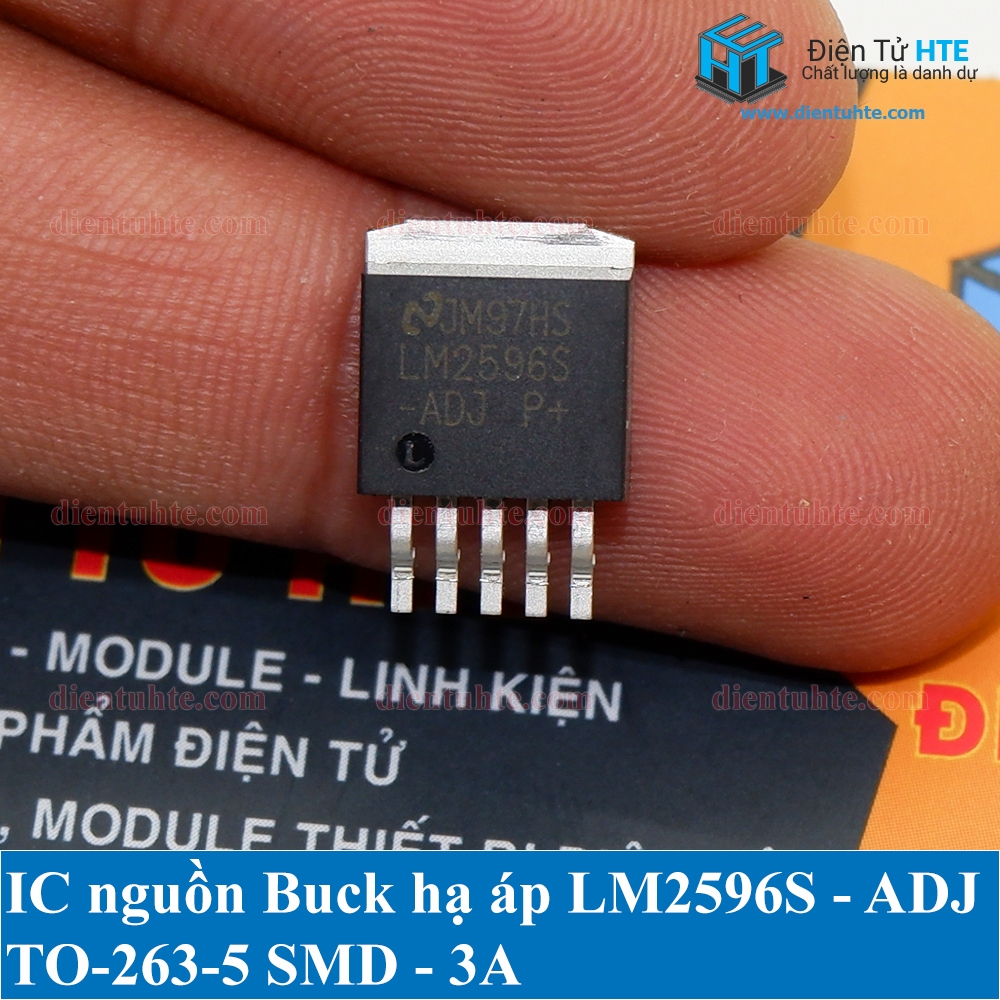 IC nguồn xung hạ áp Buck LM2596S 3.3V 5.0V 12V ADJ 3A SMD TO263-5 | Điện Tử HTE
