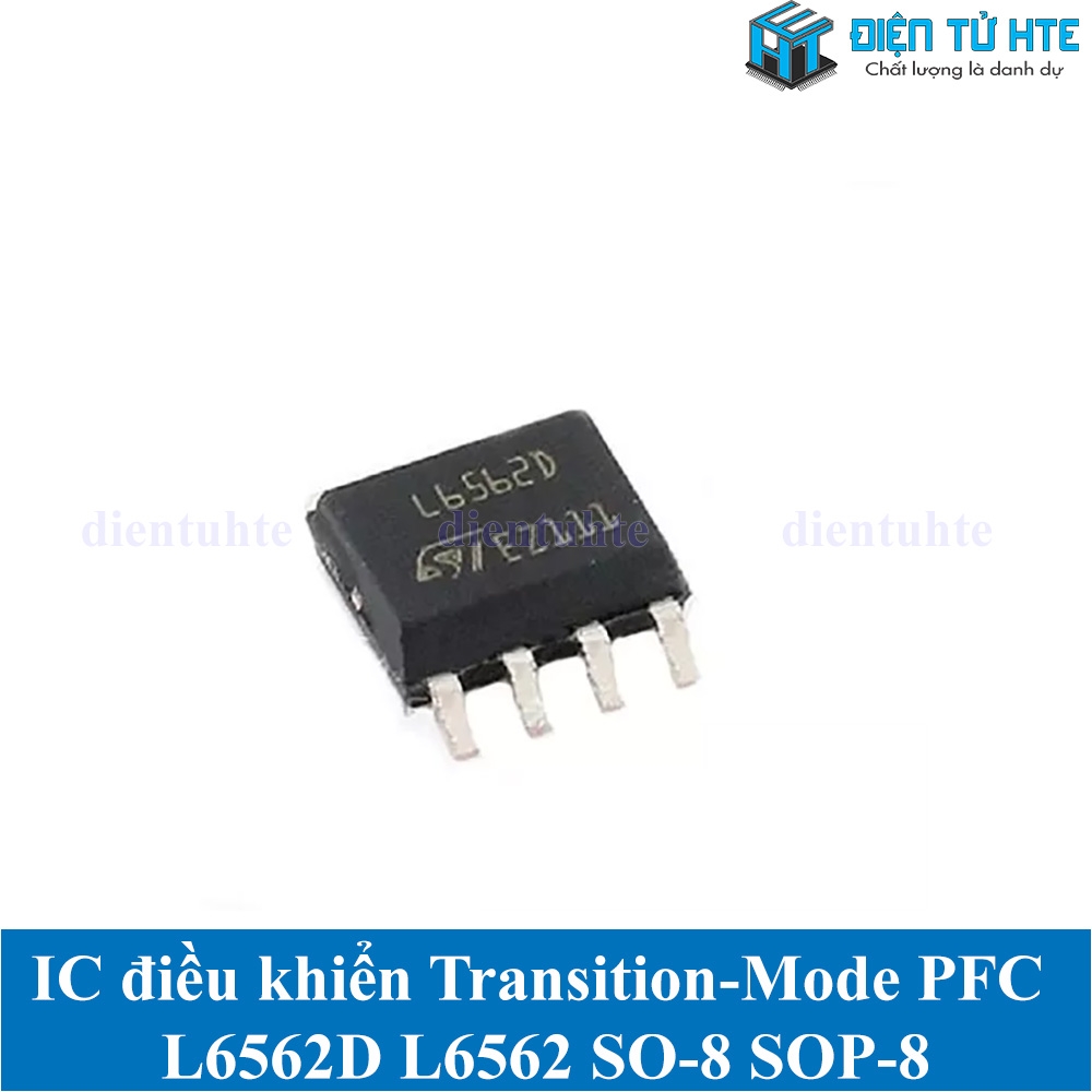 IC điều khiển Transition-Mode PFC L6562D L6562 SO-8 SOP-8 | Điện Tử HTE