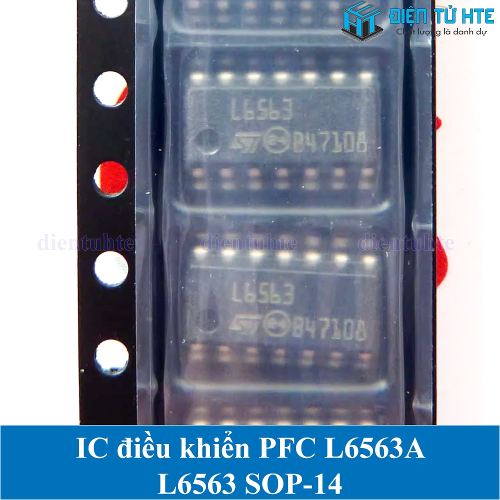 IC điều khiển Transition-Mode PFC L6563A L6563 Dán SOP-14 | Điện Tử HTE