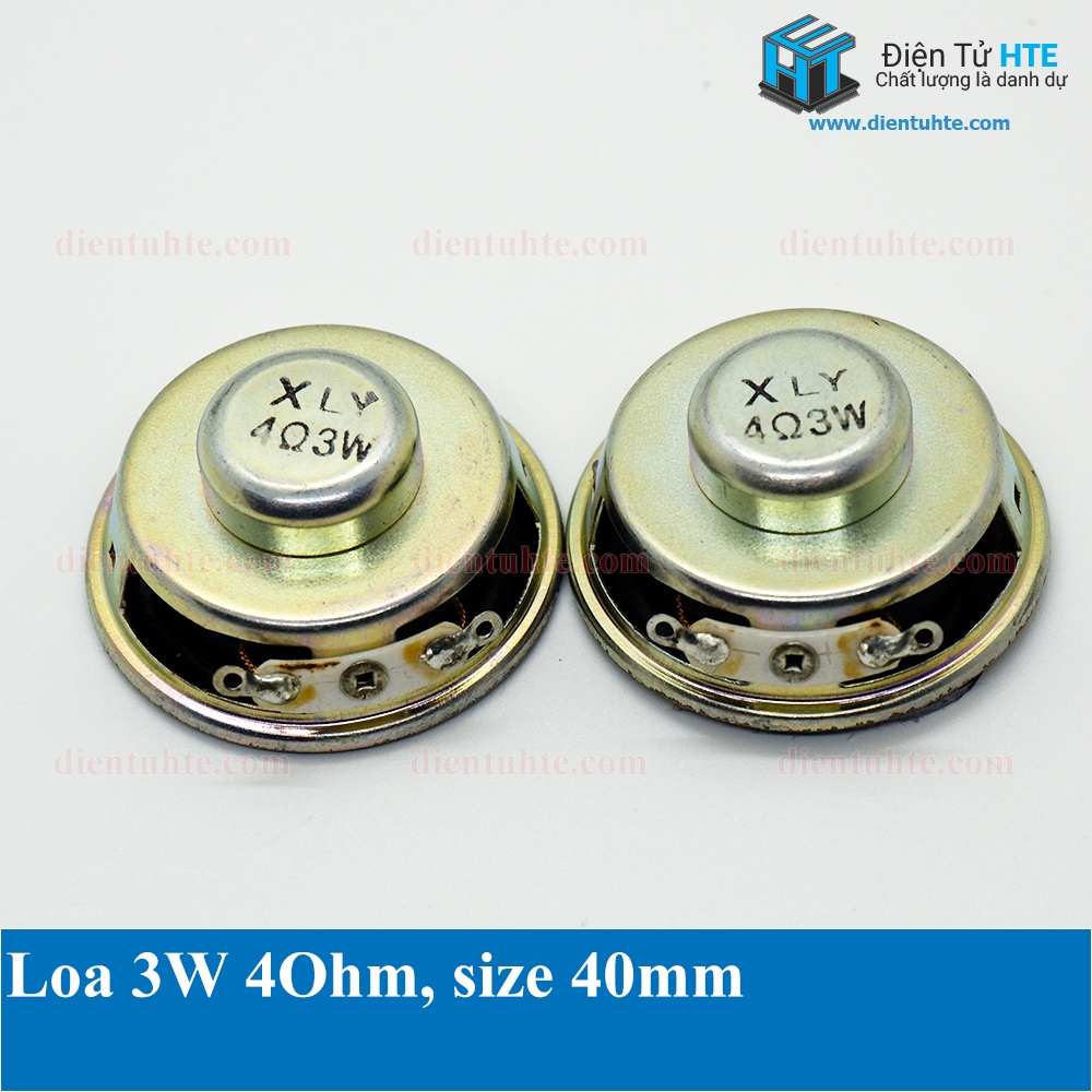 Loa 3W 4Ohm size 40mm | Điện Tử HTE