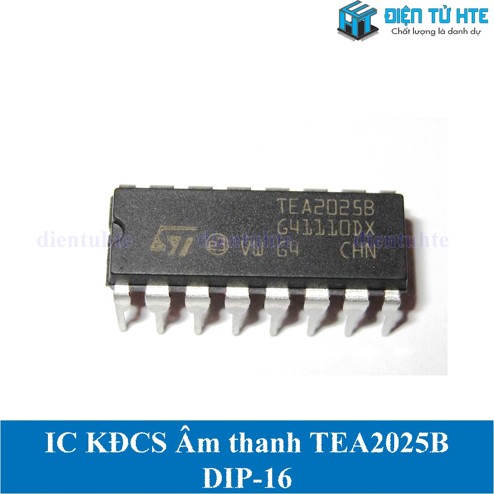 IC khuếch đại công suất âm thanh Stereo TEA2025 TEA2025B DIP-16 chính hãng | Điện Tử HTE