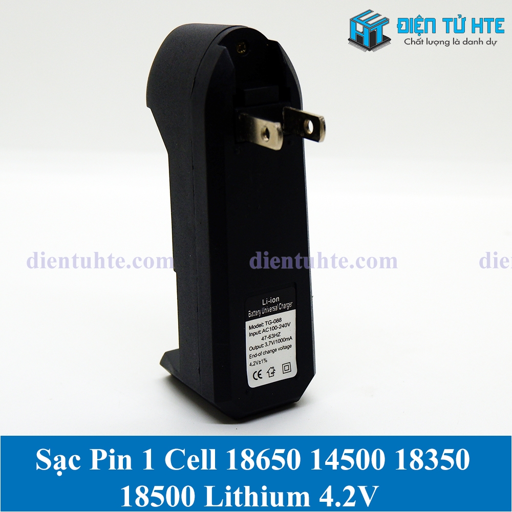 Dock Sạc Pin Lithium 1 Cell 18650 14500 18350 18500 | Điện Tử HTE