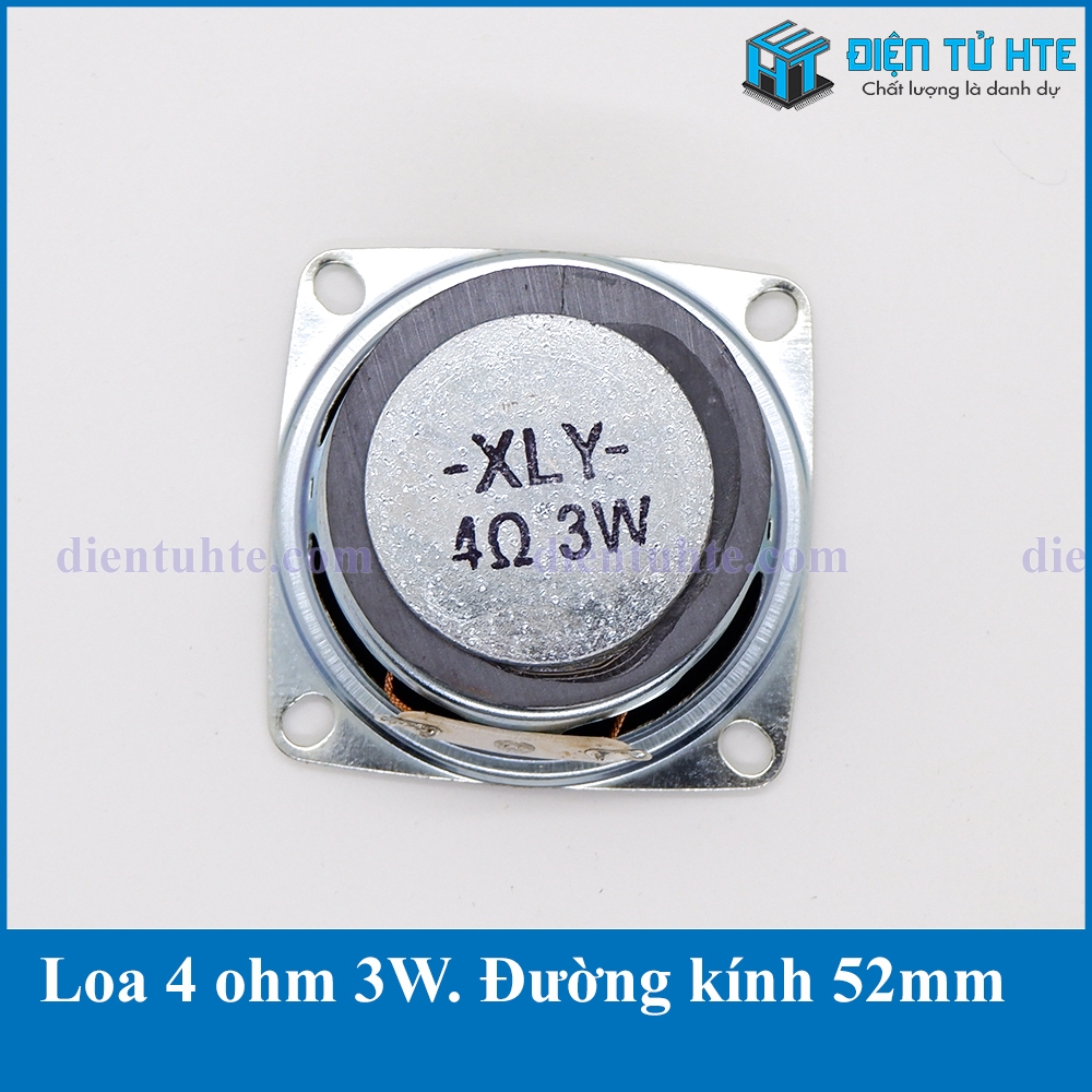 Loa 2 inch 4 ohm 3W 52mm | Điện Tử HTE