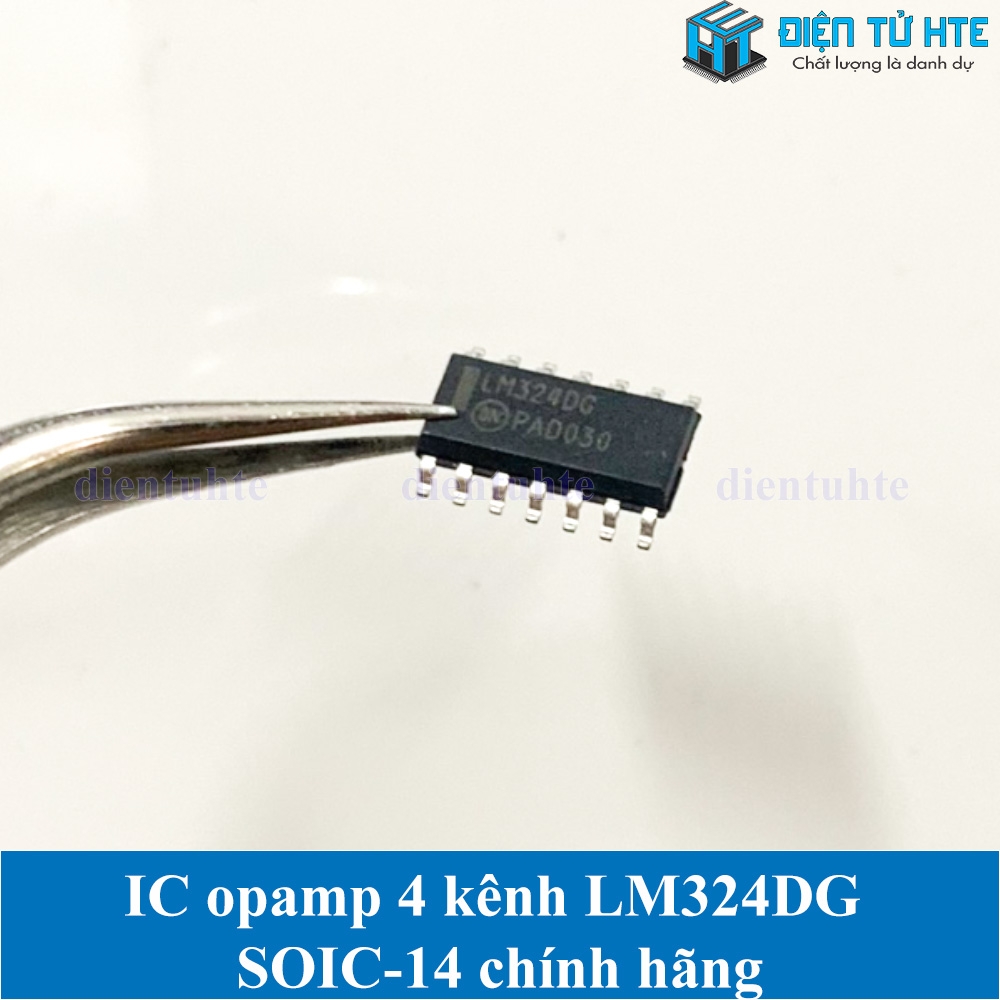 IC opamp 4 kênh LM324D LM324DG SOP-14 chính hãng | Điện Tử HTE