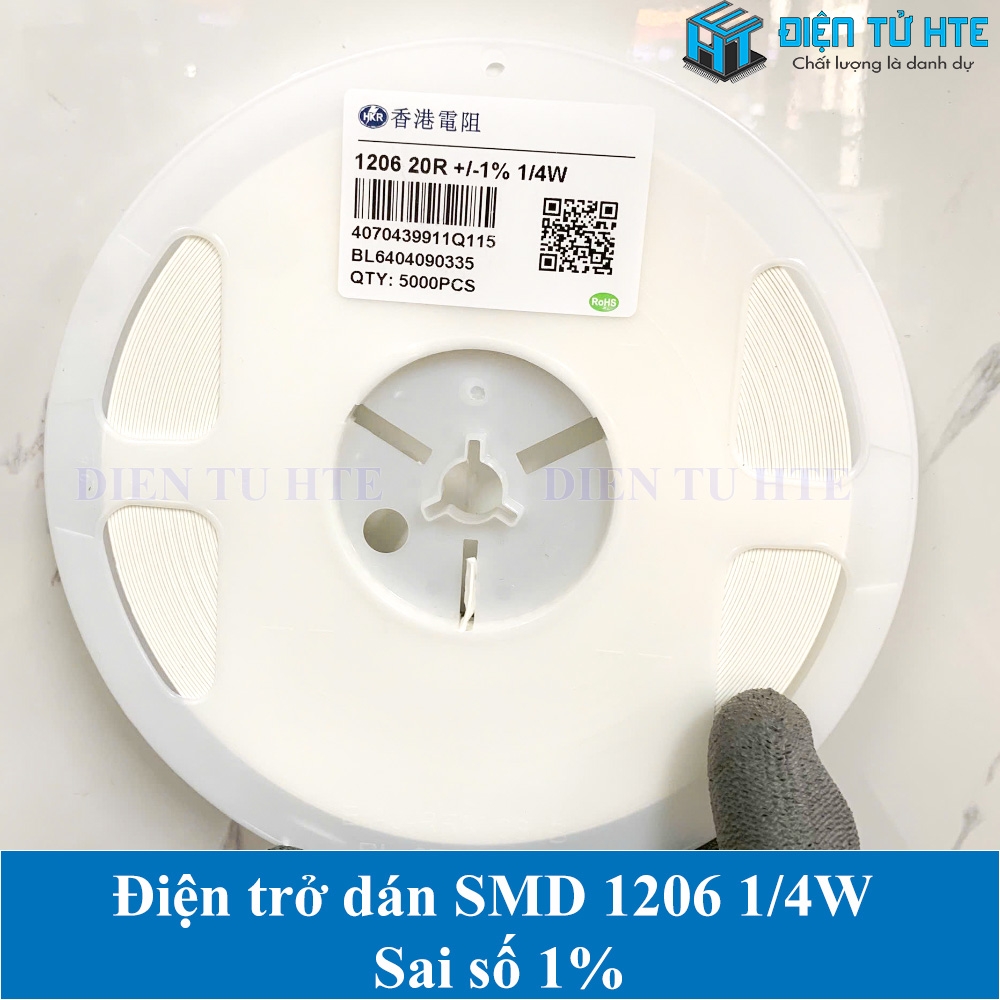 Điện trở dán SMD 1206 1/4W Sai số 1% | Điện Tử HTE