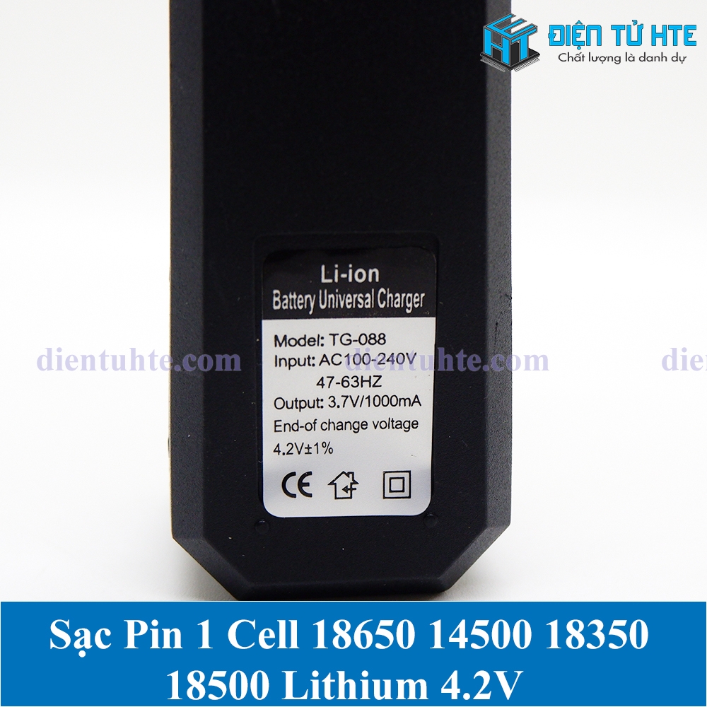 Dock Sạc Pin Lithium 1 Cell 18650 14500 18350 18500 | Điện Tử HTE