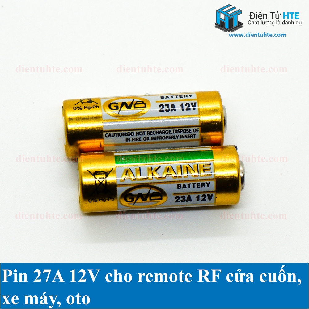 Pin kiềm Alkaline 23A 12V L1028 | Điện Tử HTE