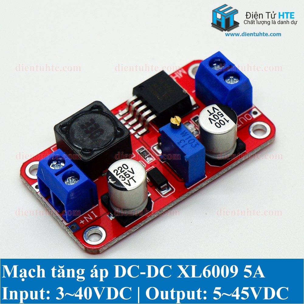 Mạch tăng áp DC-DC XL6019 5A | Điện Tử HTE