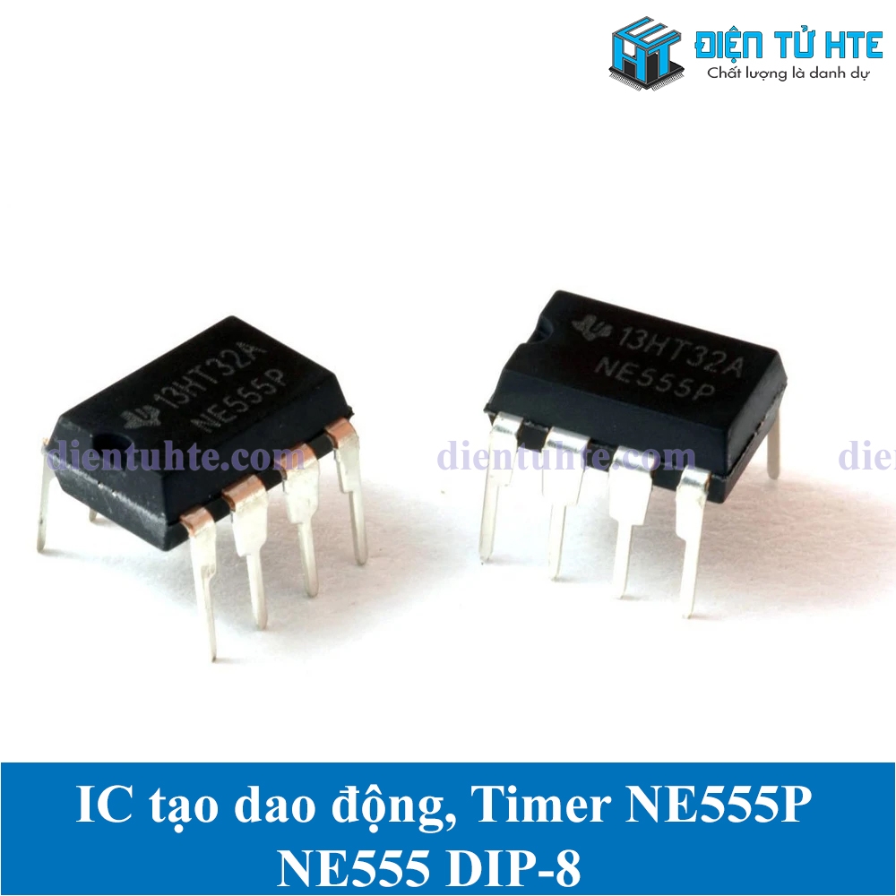 IC tạo dao động NE555 NE555N NE555P DIP-8 loại tốt | Điện Tử HTE