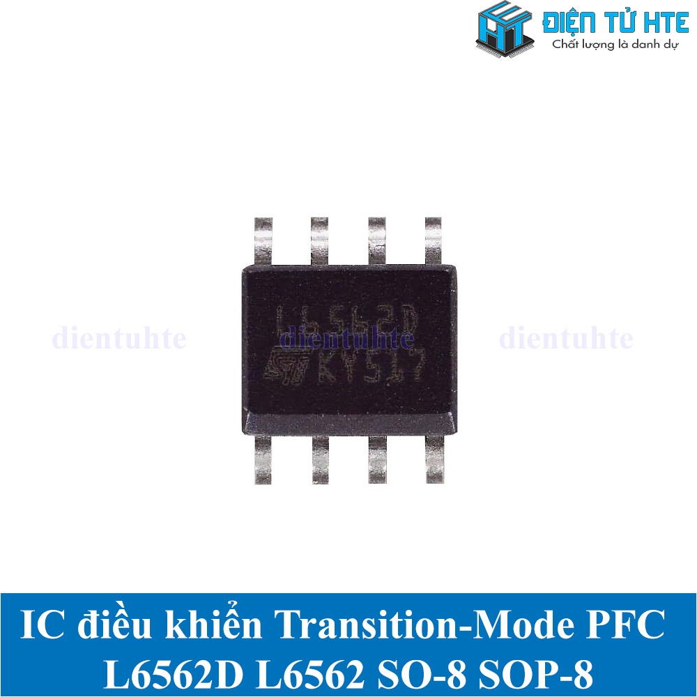 IC điều khiển Transition-Mode PFC L6562D L6562 SO-8 SOP-8 | Điện Tử HTE