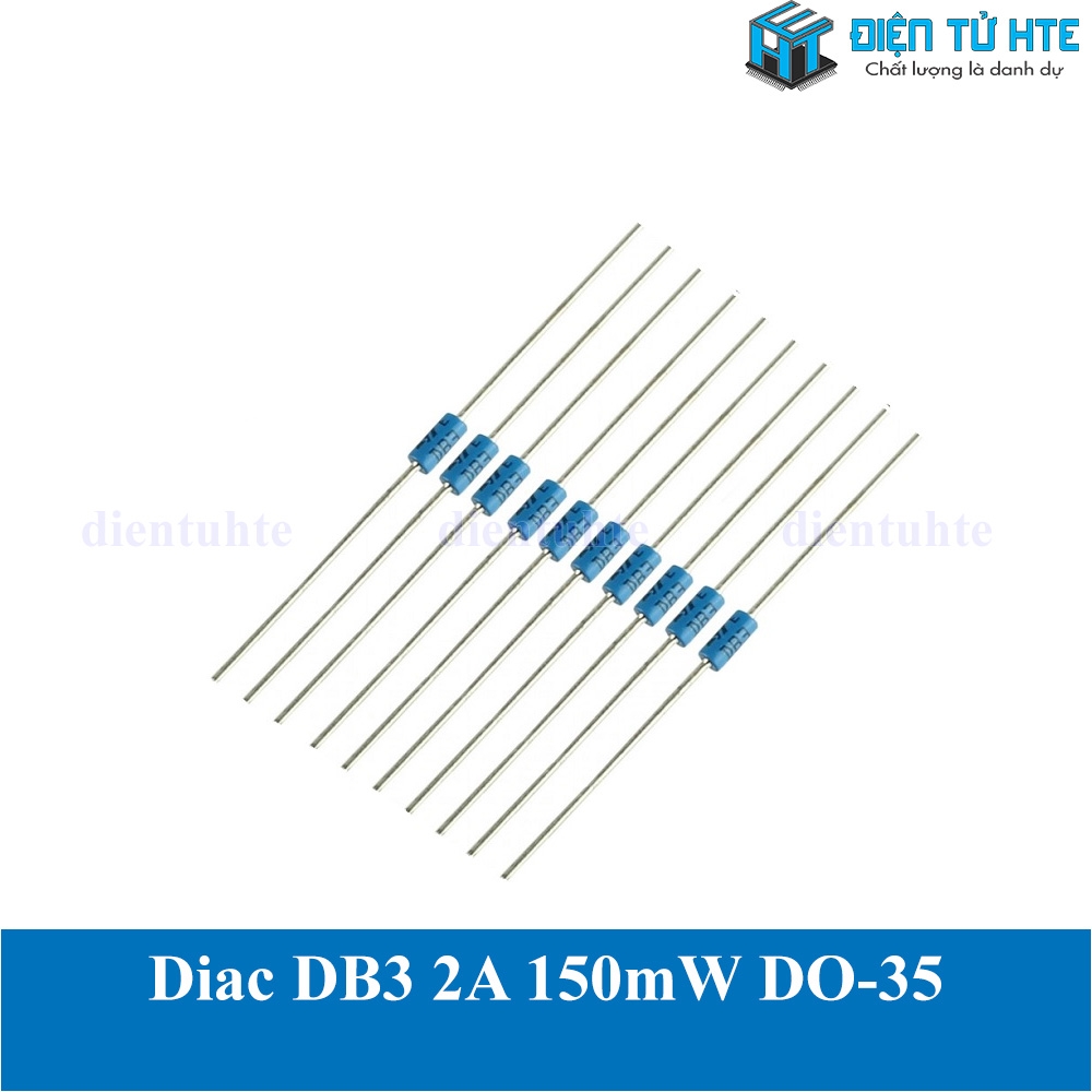 Diac DB3 chân cắm DO-35 | Điện Tử HTE